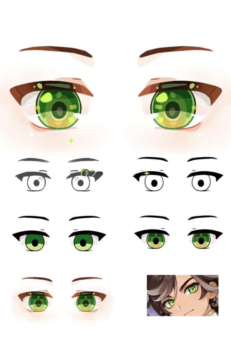 Anime Eyes Drawing: A Step-by-Step Guide to Creating Captivating and ...