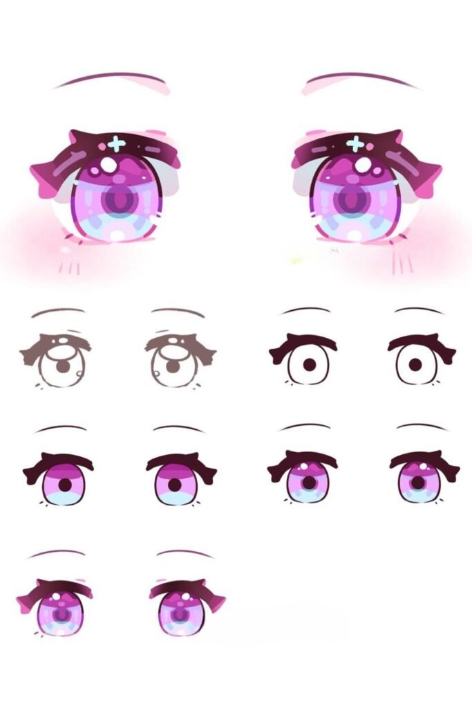 Anime Eyes Drawing: A Step-by-Step Guide to Creating Captivating and ...