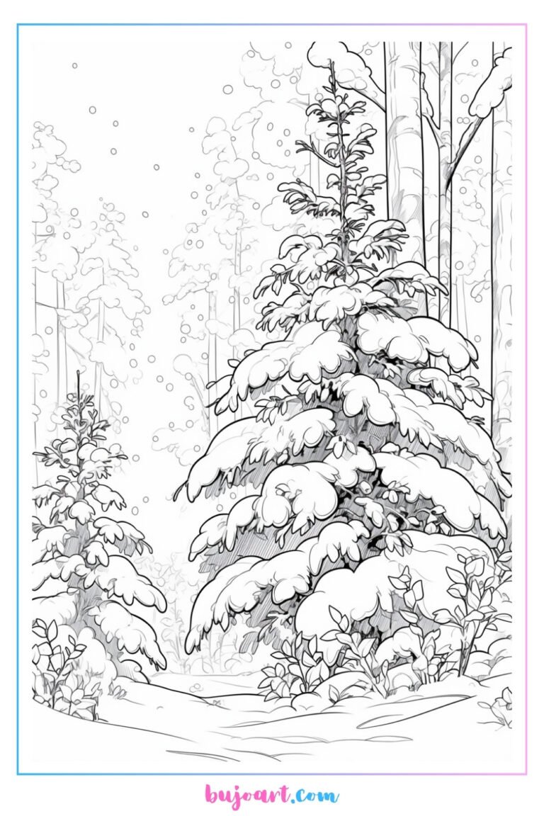 winter coloring pages adults free winter coloring pages – BUJO ART