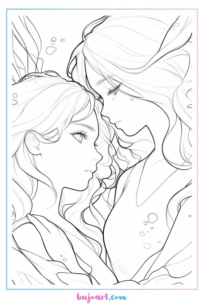 two bff coloring pages – BUJO ART