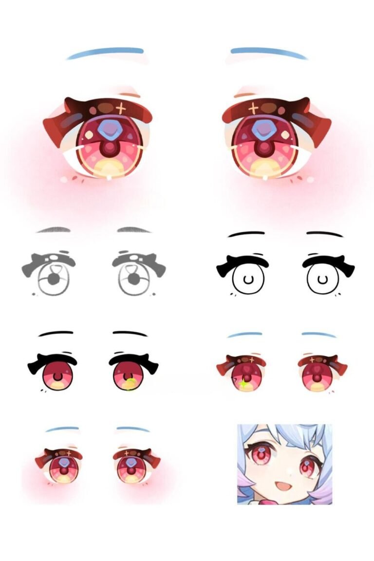 Anime Eyes Drawing: A Step-by-Step Guide to Creating Captivating and ...