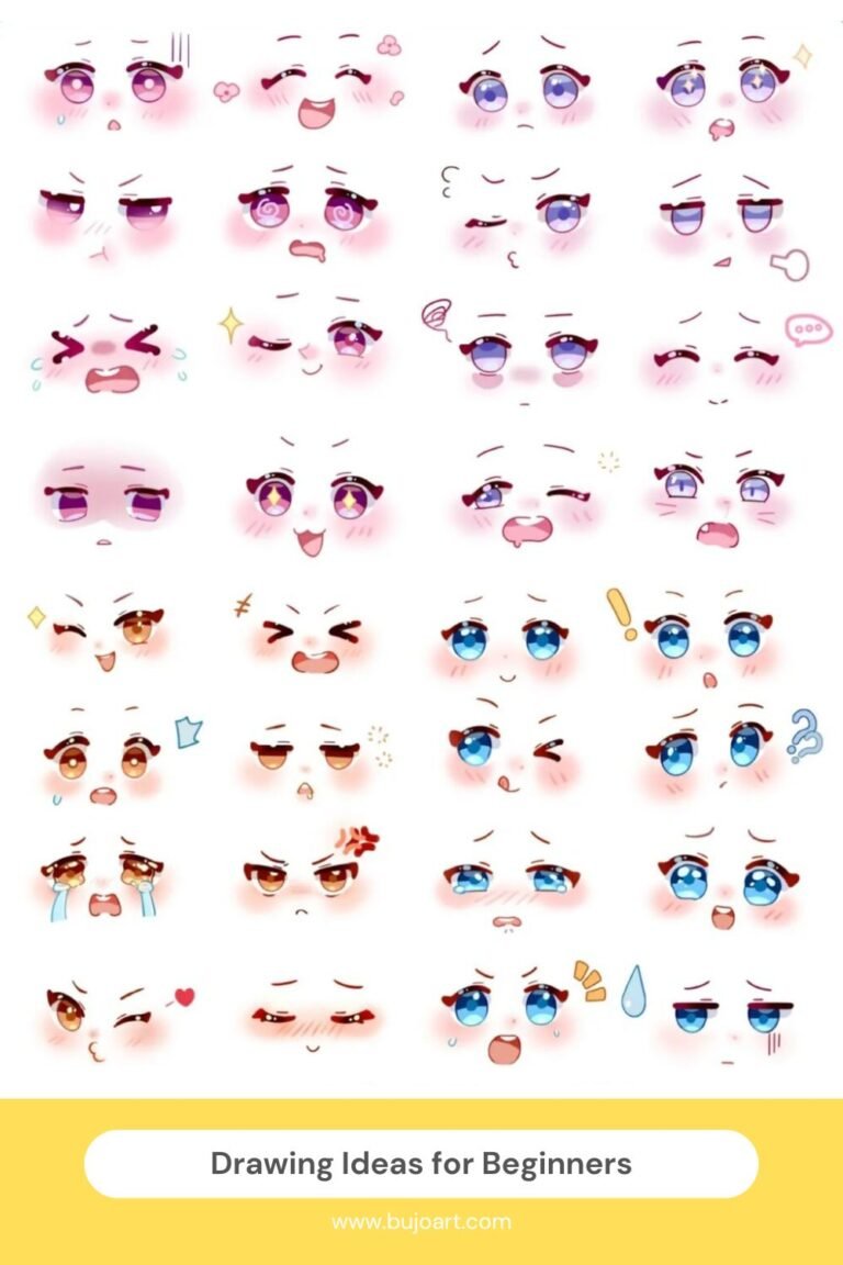 Unlocking the Adorable World of Chibi Facial Expression Drawing – BUJO ART