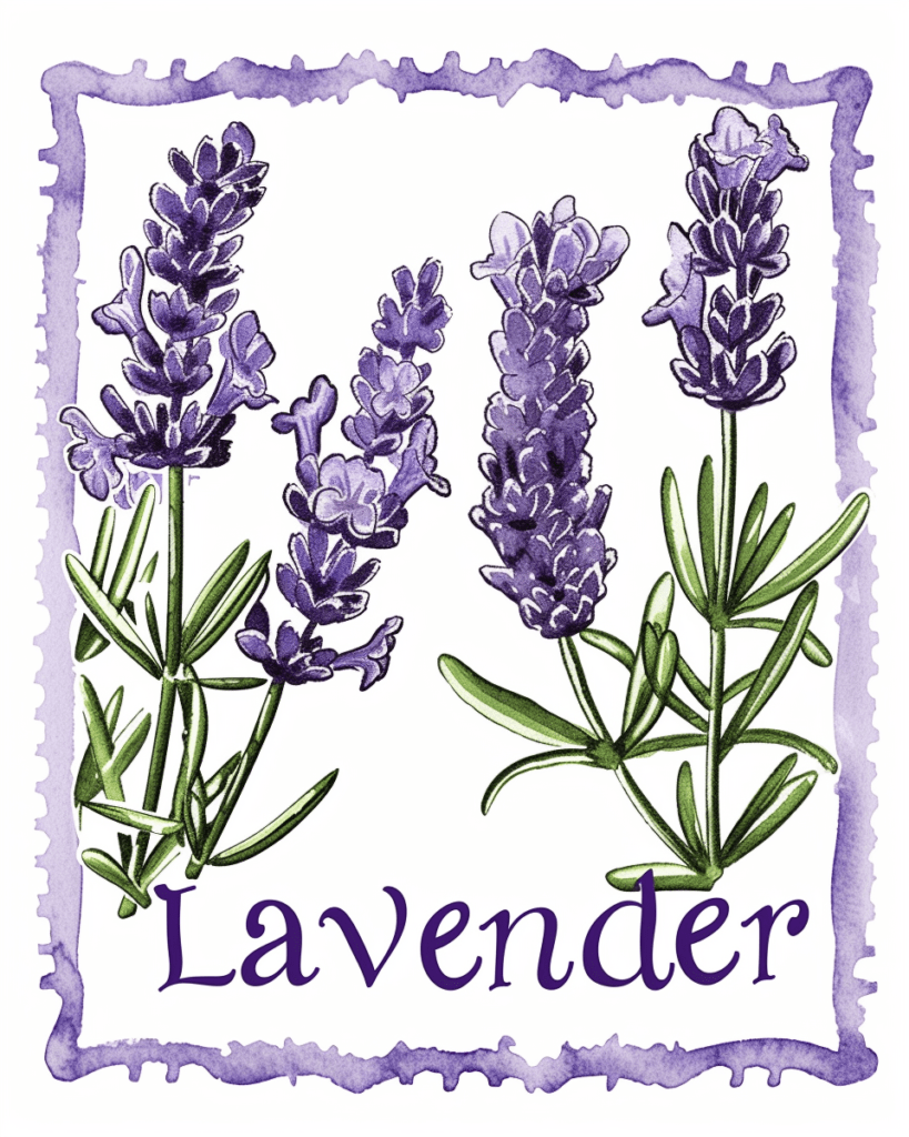 free lavender clipart – BUJO ART